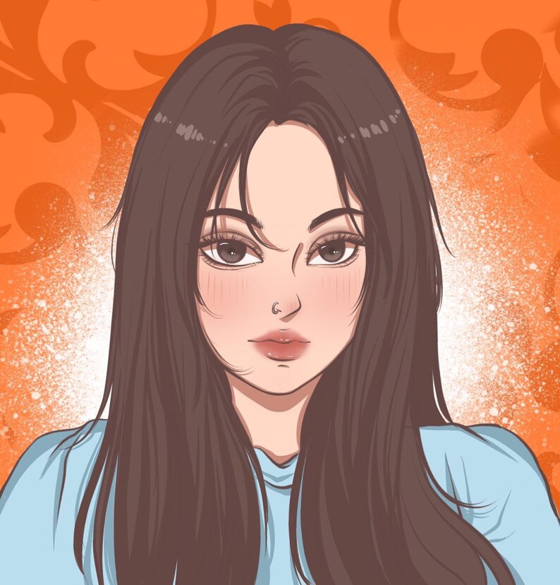 Custom Profile Picture/korean Style/avatar/digital - Etsy