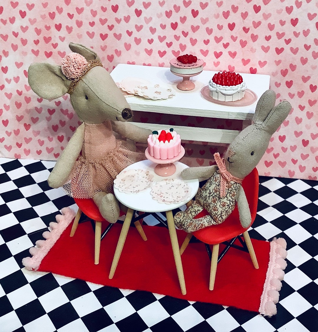 1/8, 1/12 Scale CAKES & PIES Maileg, Lori Dolls, Mini American Girl ...
