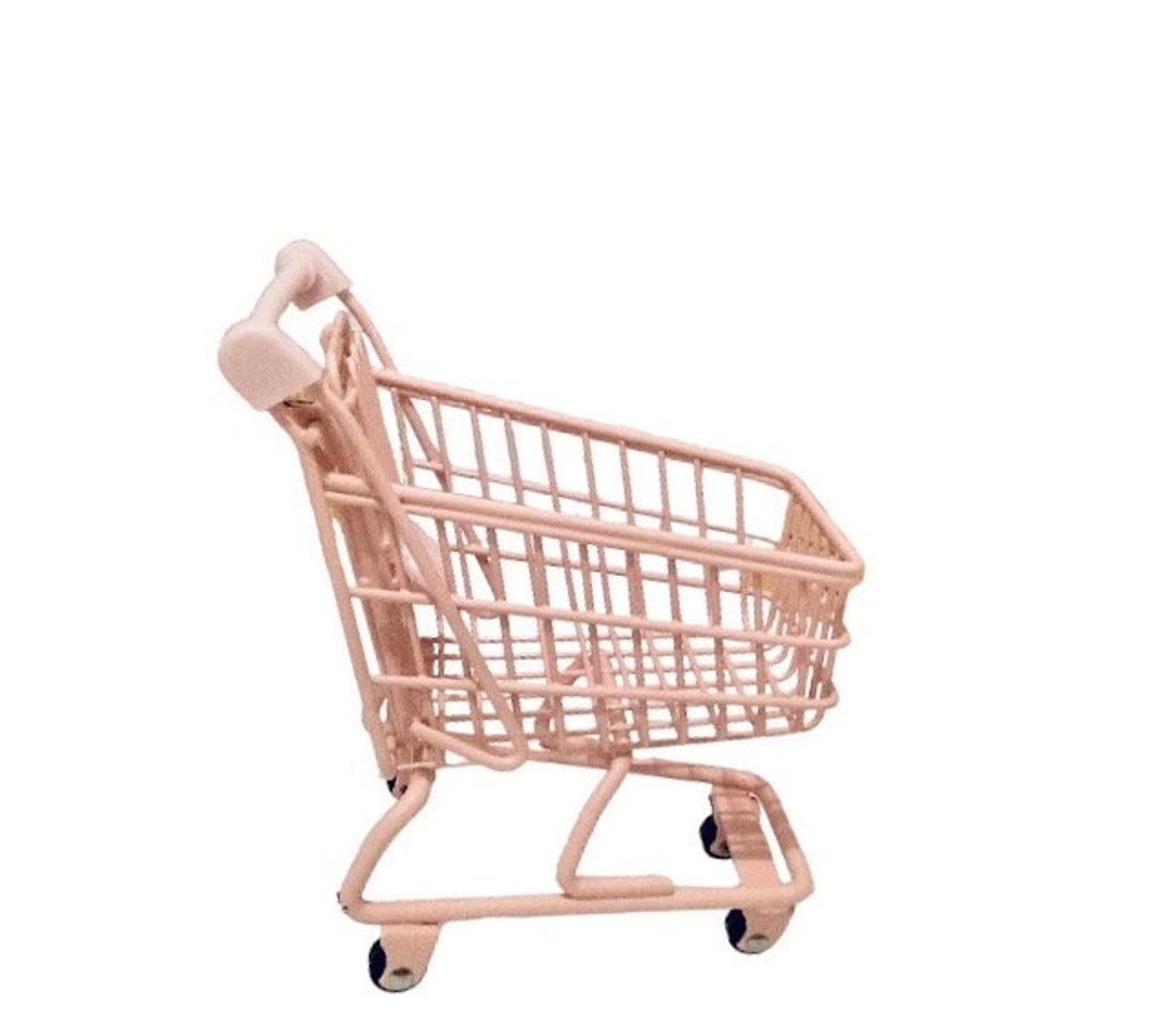 1/6 Scale Grocery Cart, Shopping Cart - PRETTY in PINK - Etsy