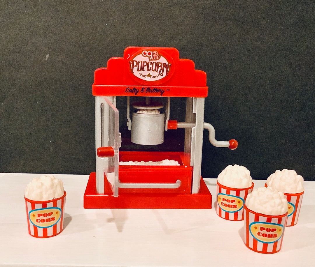 RESTOCK 1:6 Scale Miniature Theater Style Popcorn Popper and Popcorn - Etsy