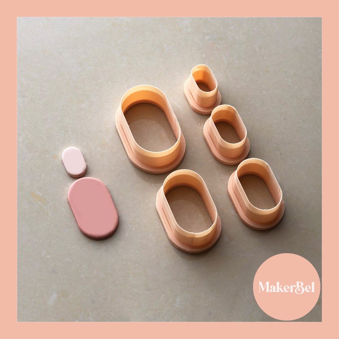 Oblong Shape Polymer Clay Cutter - Etsy