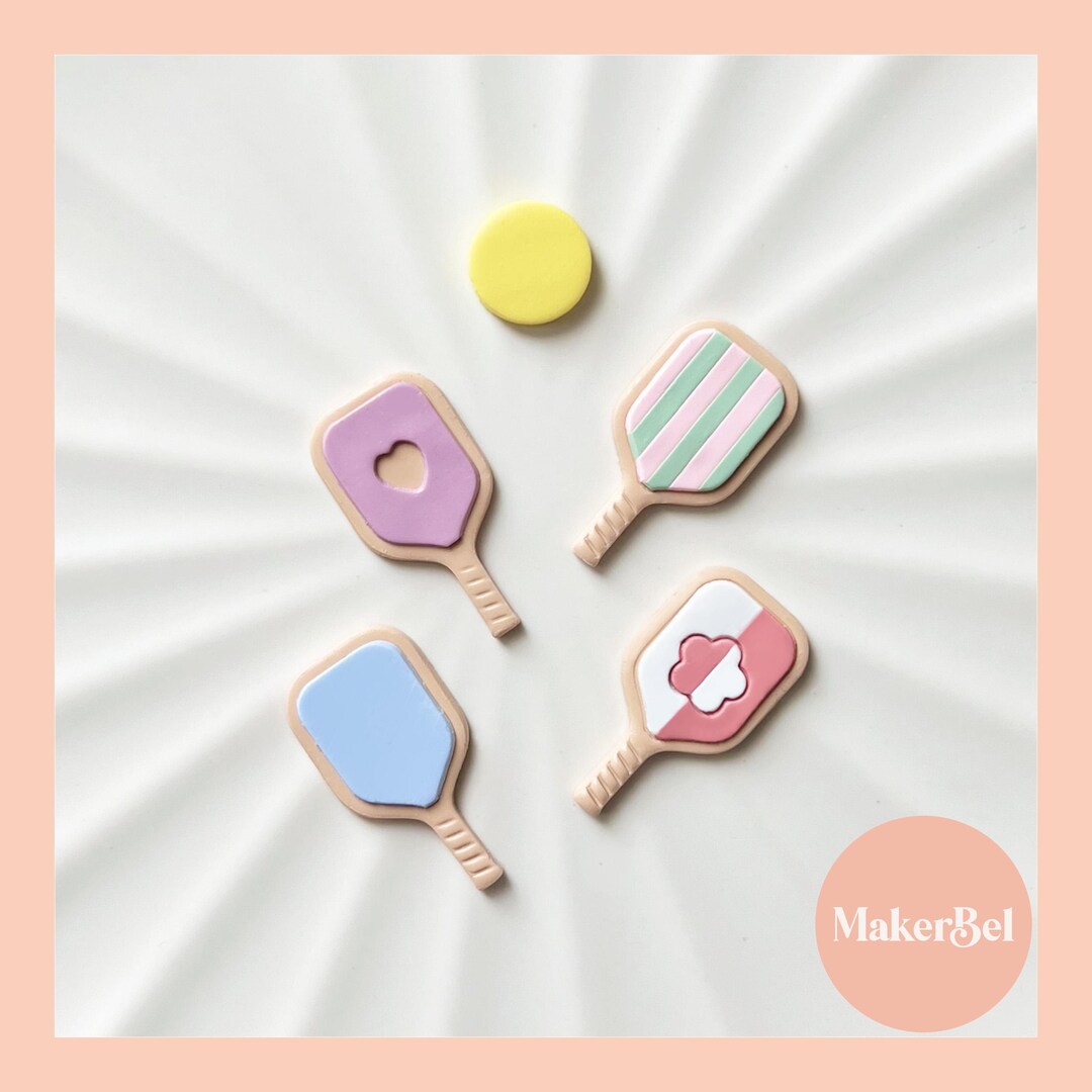 Pickleball Paddle Polymer Clay Cutter - Etsy