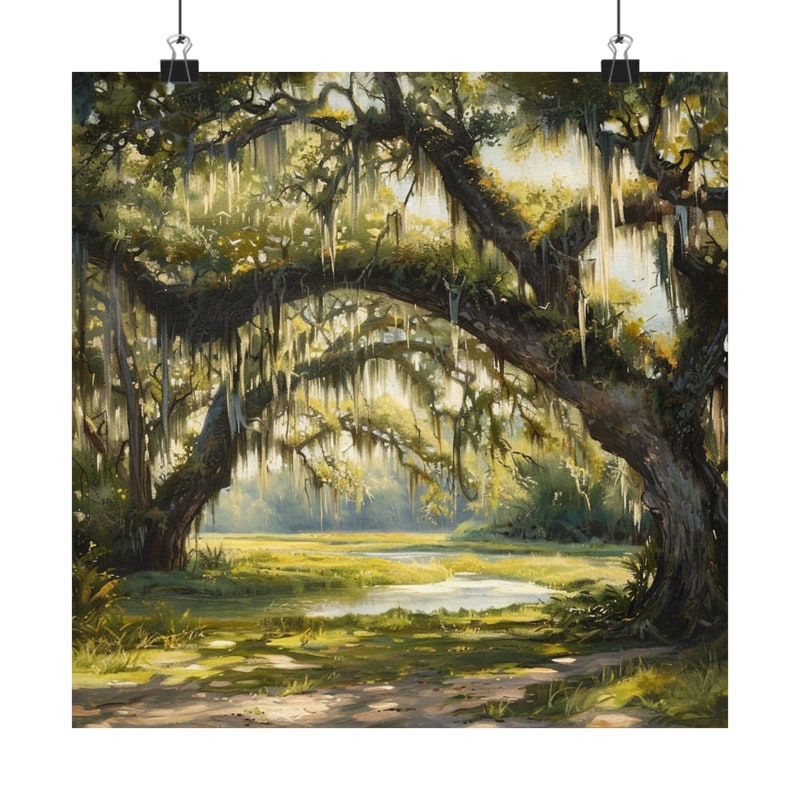 Oak Tree Painting - Etsy