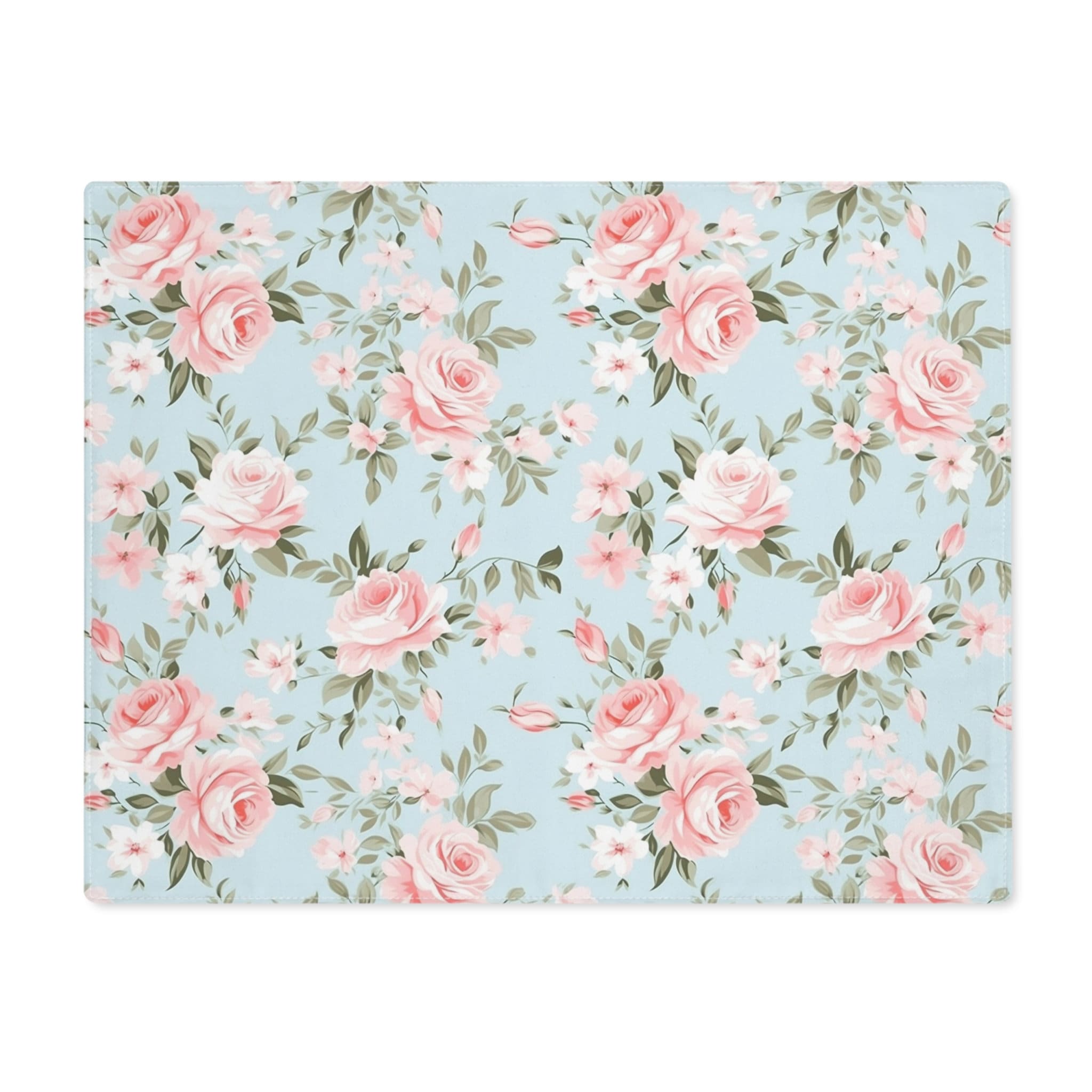 Pastel Roses Placemat, Pink Floral Placemat, Shabby Chic Roses Decor ...