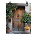 Mediterranean Lemon Tree Wall Art, Rustic Italian Door, Lemons Print ...