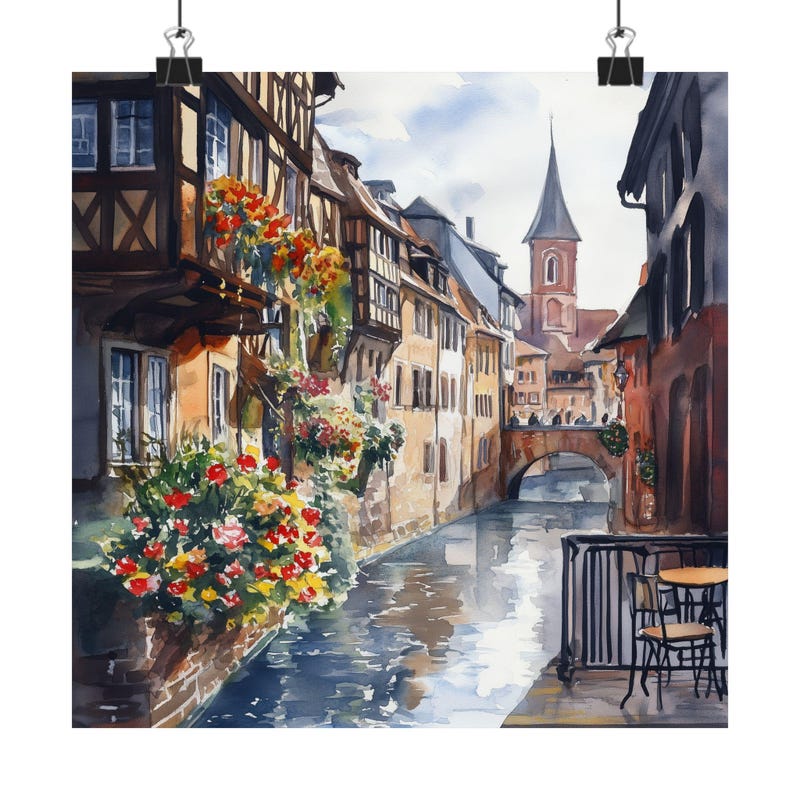 Travel Print Alsace - Etsy