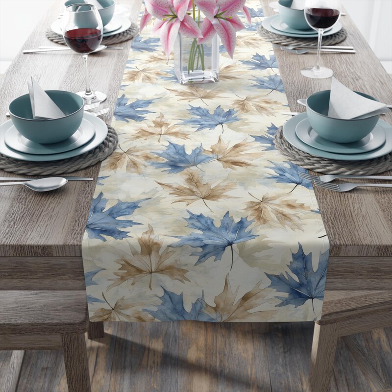 Leaf Table Runner - Etsy