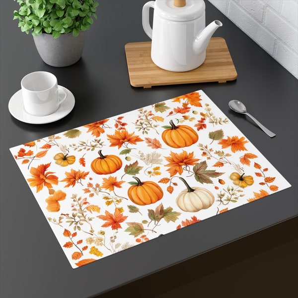Pumpkin Placemat - Etsy