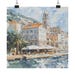 Split Croatia Watercolor Painting, Coastal Croatian Art Print, European ...