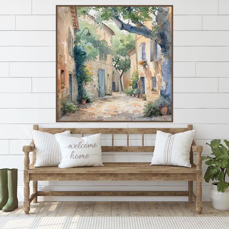 Southern France Painting, Aix-en-provence Artwork, French Art Print ...