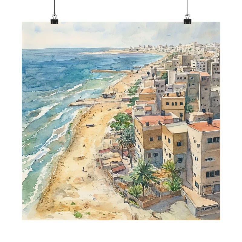 Gaza Art Canvas - Etsy