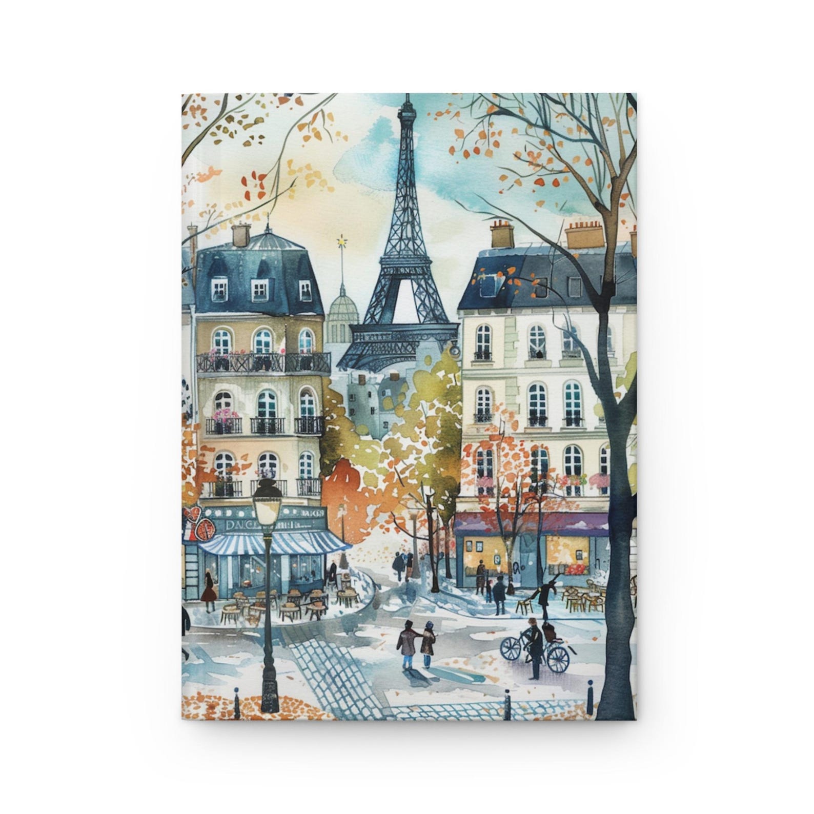 Paris Travel Journal, Eiffel Tower, France Hardcover Journal (A5 ...