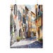 Tropea Streetscape Print, Calabria Art, Southern Italy Watercolor ...