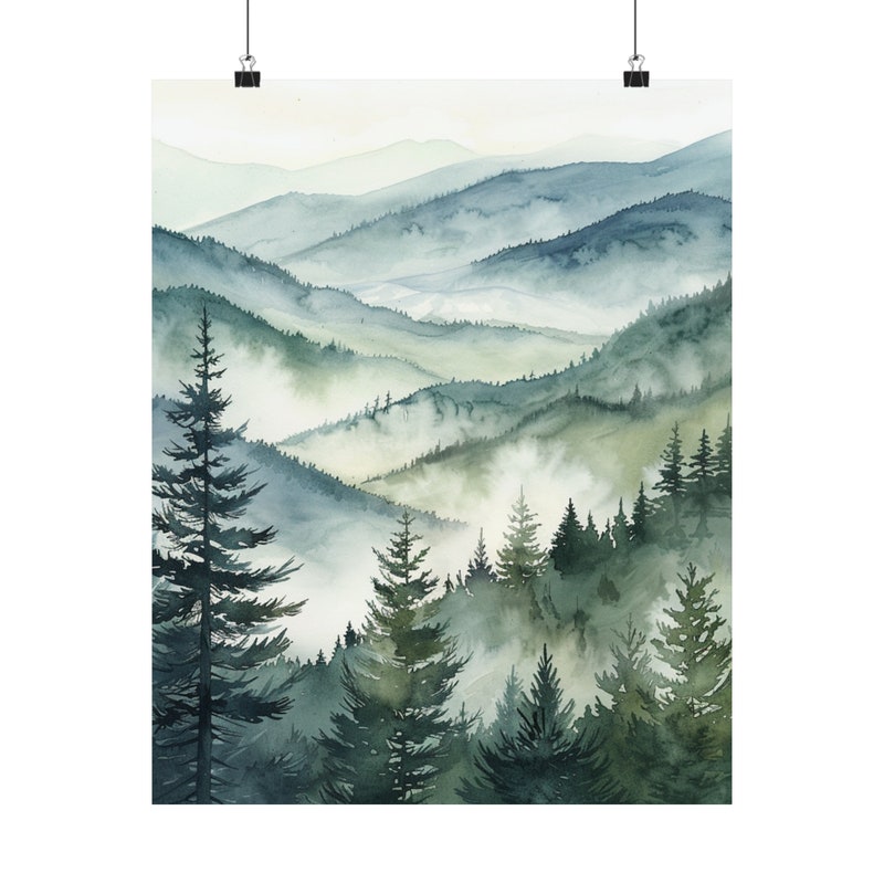 Appalachian Mountains Canvas Wall Art - Etsy