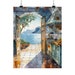 Capri Painting, Italian Kitchen Art, Vintage Italy Watercolor Print ...