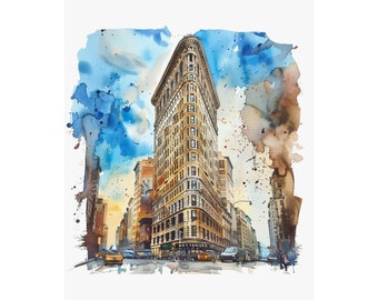 London Poster, London Wall Art Print, Watercolor Print Red Telephone ...