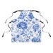 Chinoiserie Apron, Chinoiserie Floral Kitchen Apron, Blue Porcelain ...