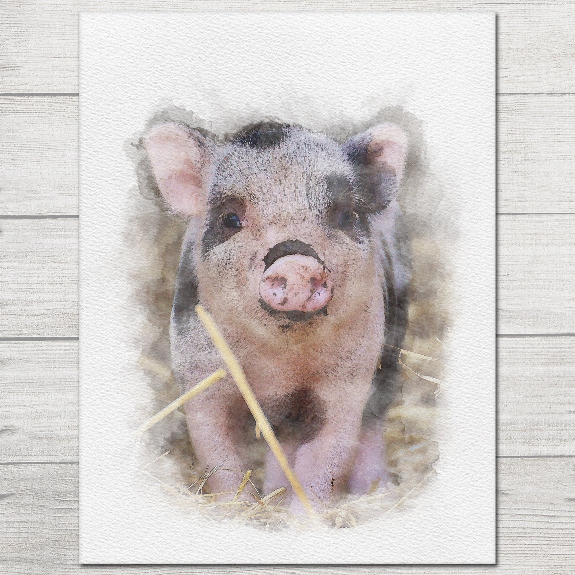 Set Of 4 A4 Farm Animal Prints Wall Art Pictures & Posters | Etsy