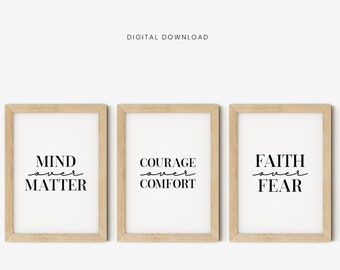 Courage Over Fear - Etsy