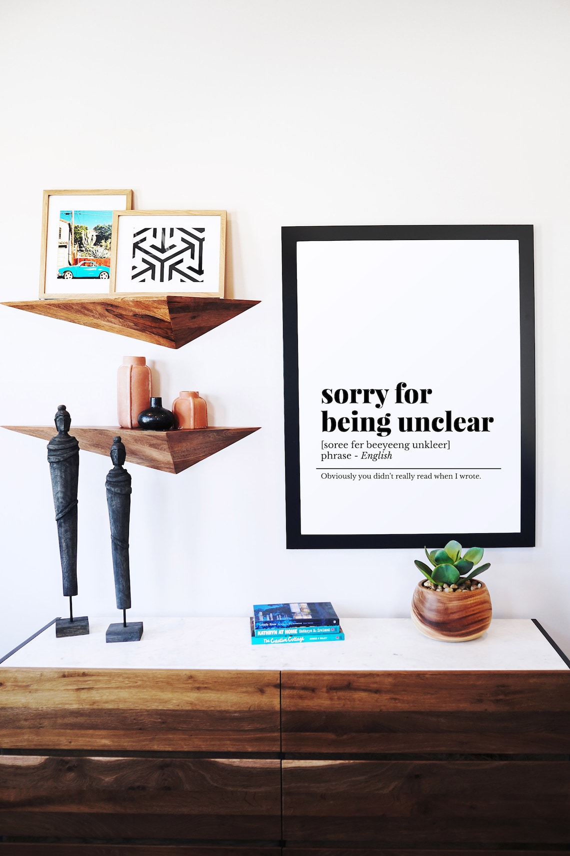 Funny Home Office Poster Office Wall Art Sorry for Being - Etsy