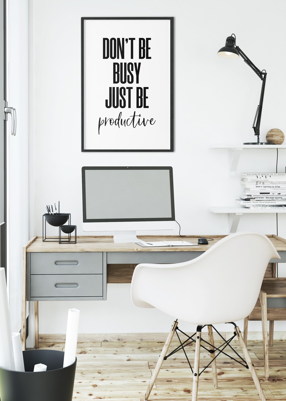 Don't Be Busy Just Be Productive Busy Poster Productive | Etsy