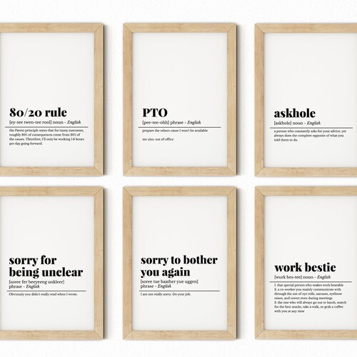 Office Wall Art Set 40 Printables Home Office Decor Work | Etsy