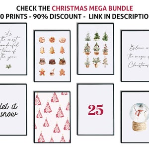 Christmas Printables, Jingle All the Way Print, Christmas Wall Art ...