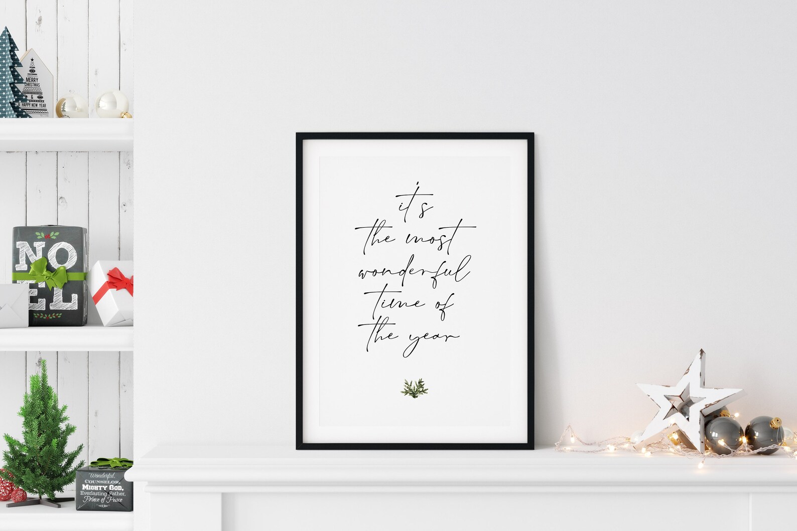 It's the Most Wonderful Time of the Year Sign, Christmas Print ...