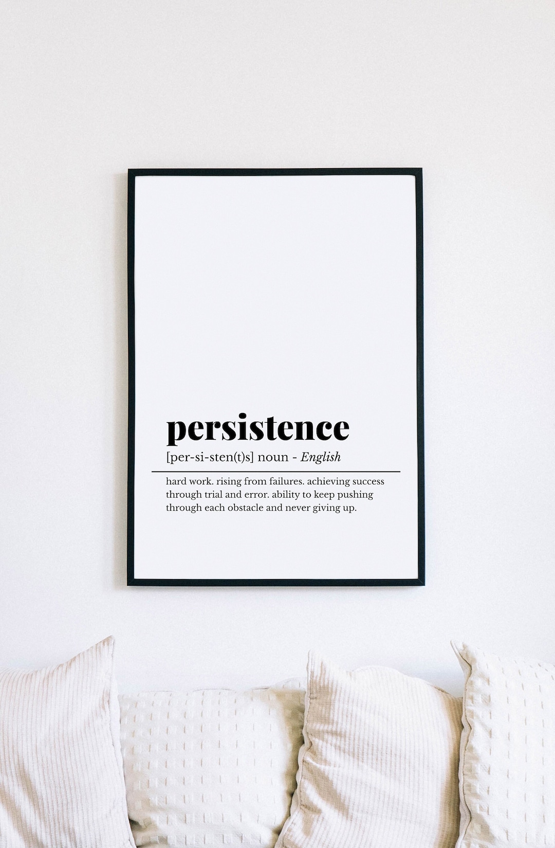 Persistence Definition, Printable Wall Art, Persistence Printable ...