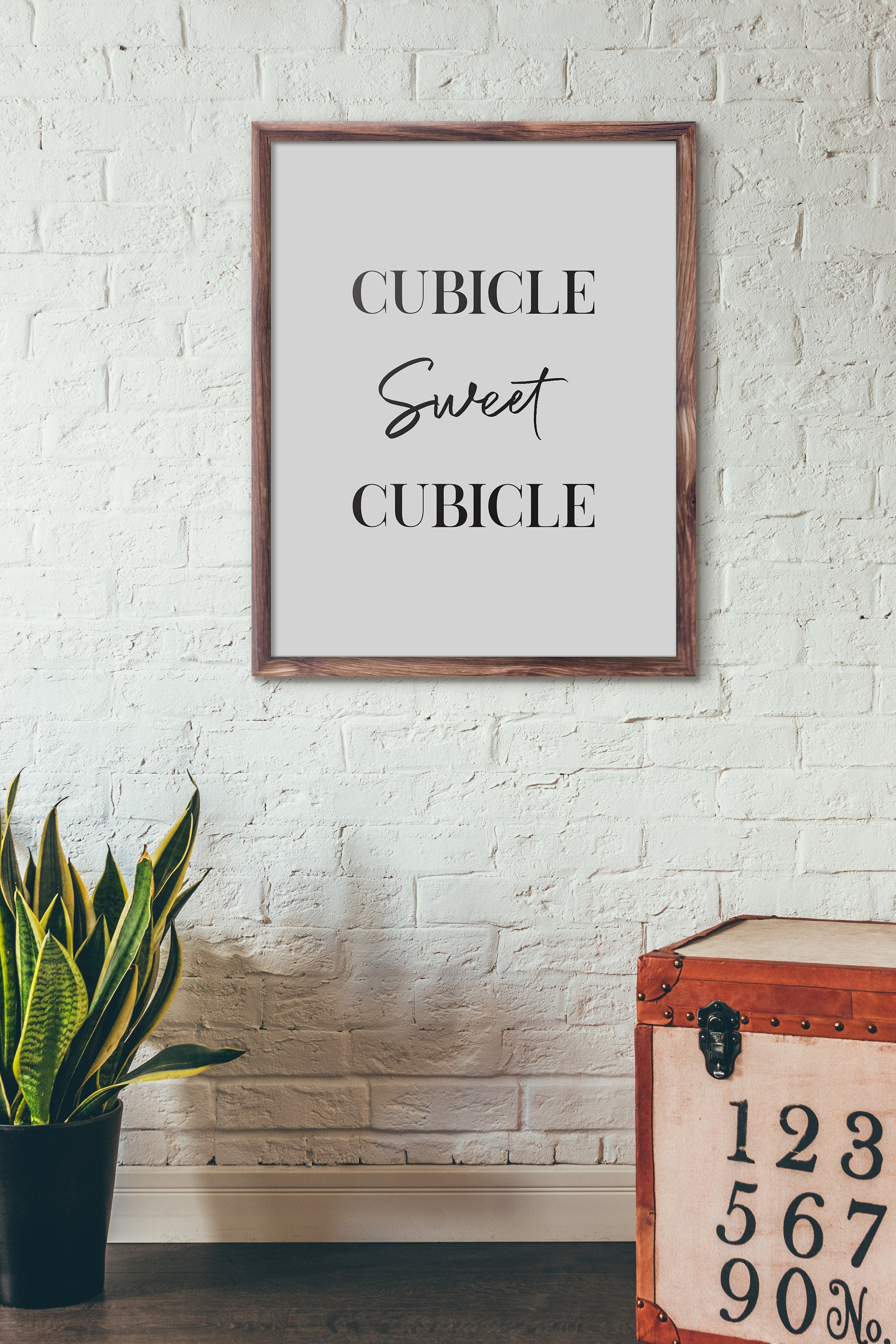 Work Printable Art Cubicle Sweet Cubicle Printable Wall Art - Etsy