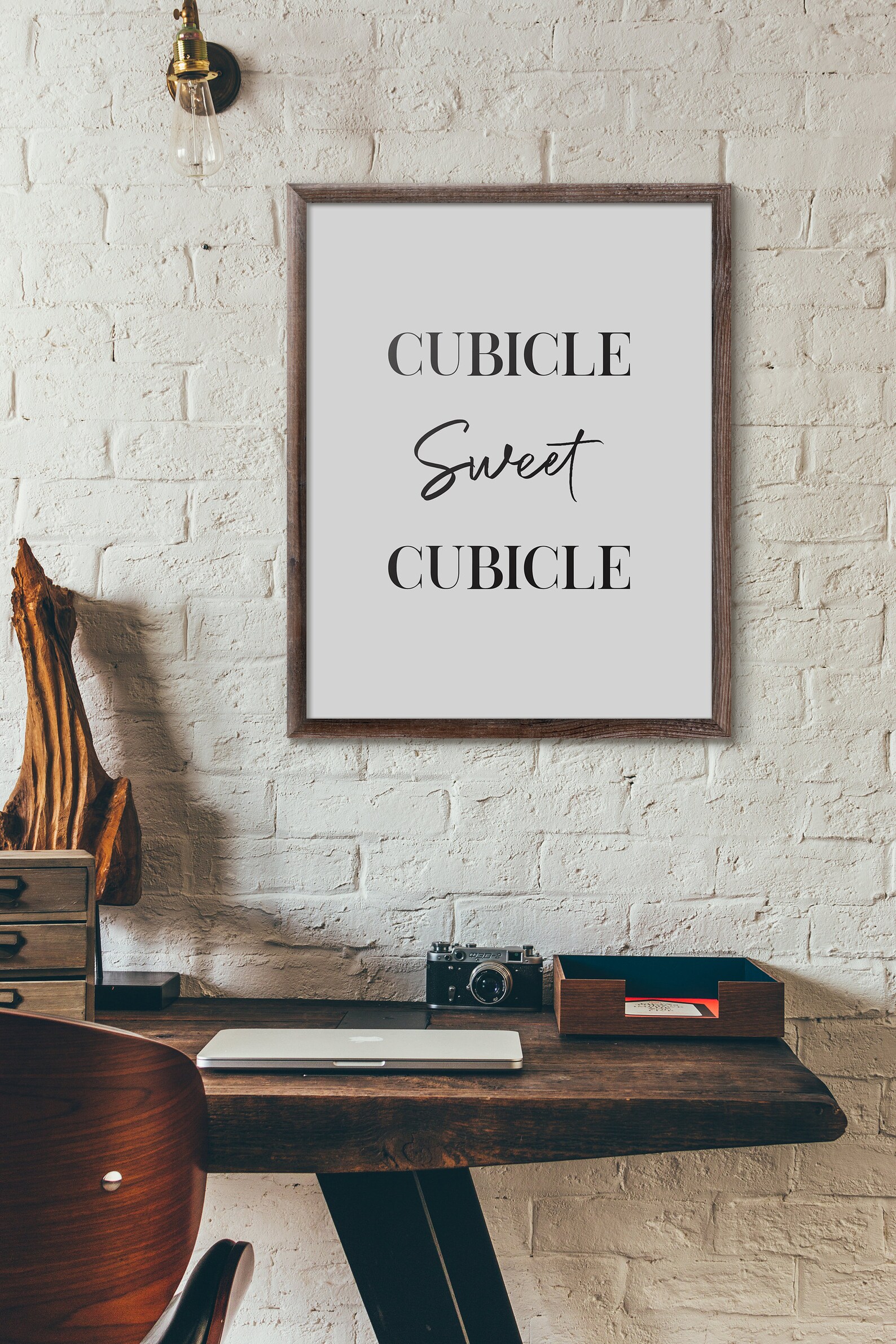 Work Printable Art, Cubicle Sweet Cubicle, Printable Wall Art, Office ...