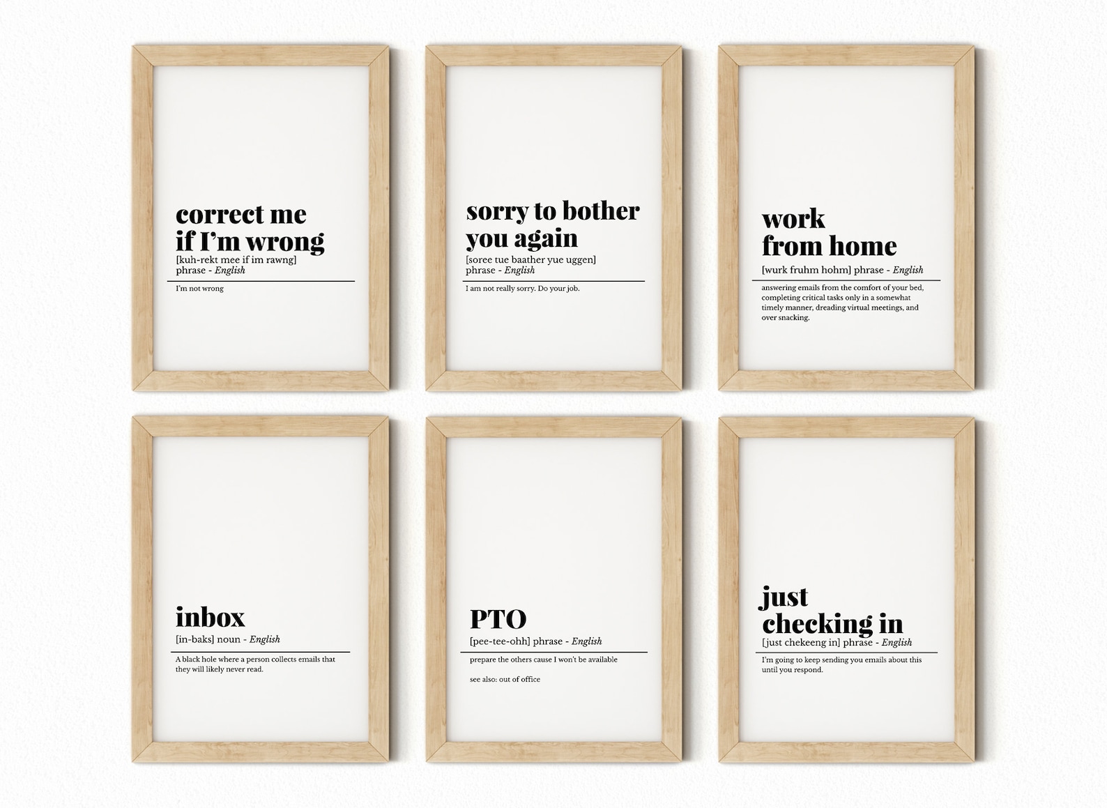Funny Office Decor 24 Printables Gallery Wall Set Office - Etsy UK