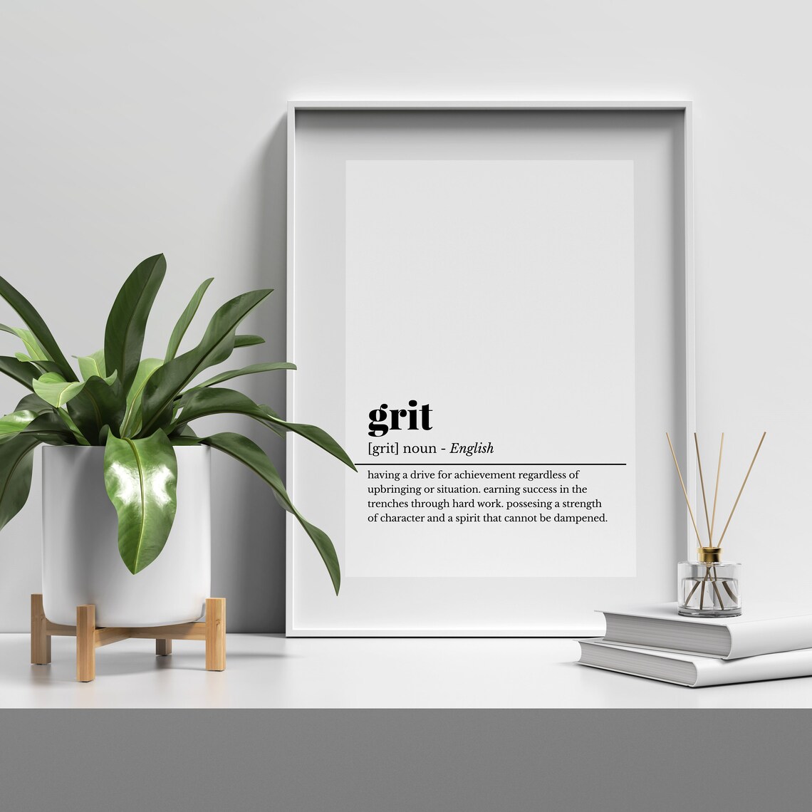 Grit Definition Printable Wall Art Grit Print Grit Poster - Etsy