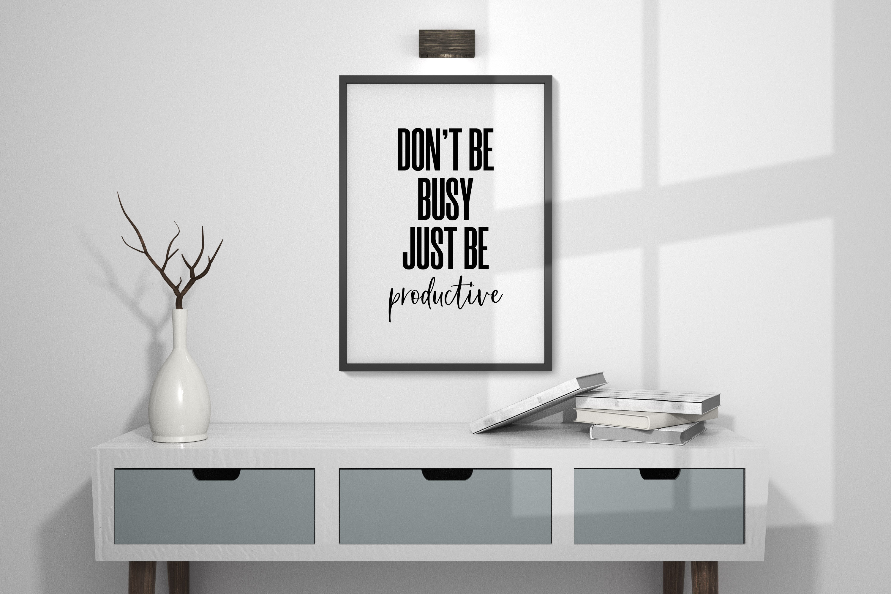 Don't Be Busy Just Be Productive Busy Poster Produktive | Etsy