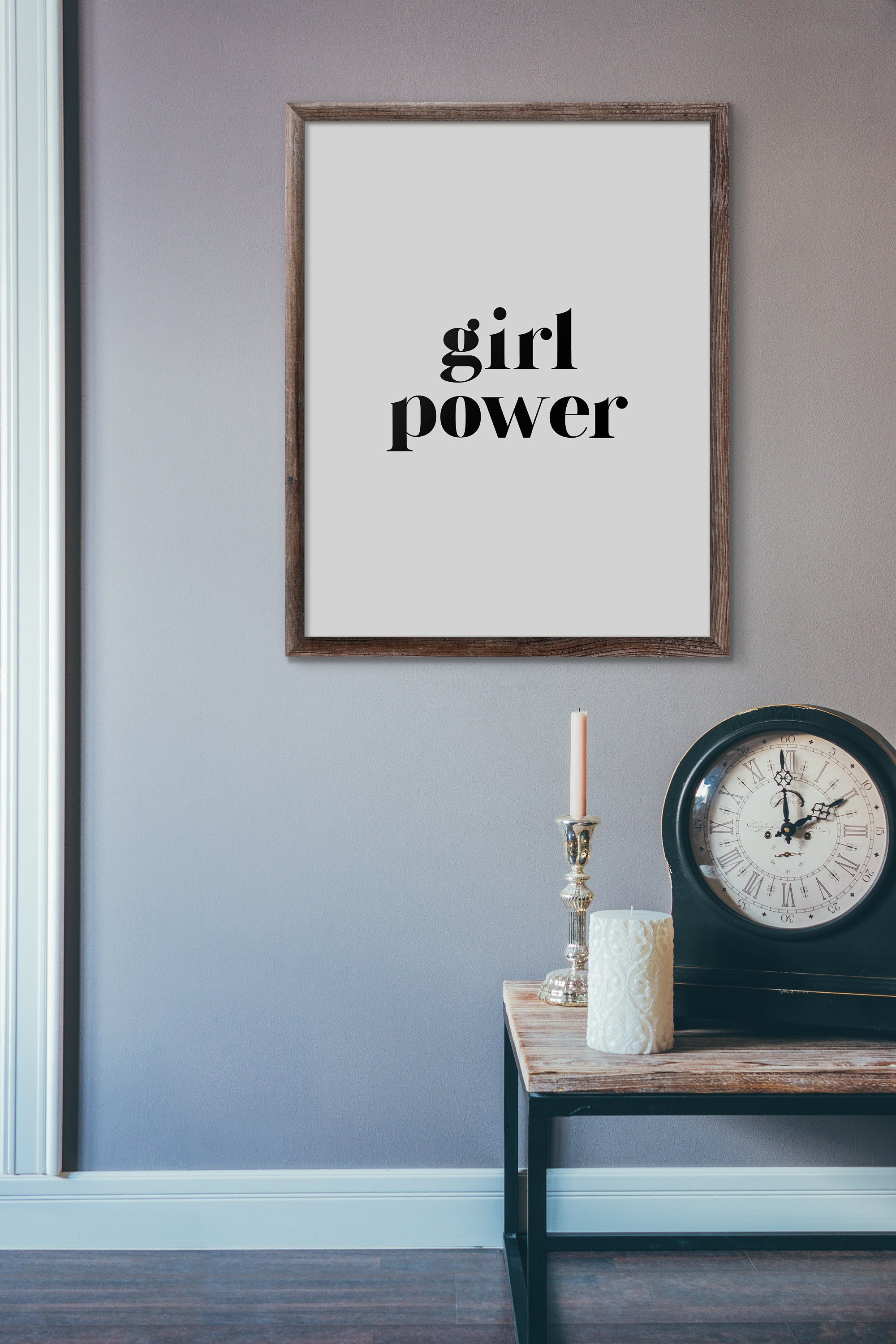 Girl Power Print Grl Pwr Girl Power Poster Girl Power Wall Etsy Uk