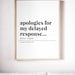 Funny Home Office Poster, Office Wall Art, Delayed Response, Definition ...