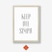 Motivational Poster, Keep Life Simple, Affirmation Wall Art, Printable ...