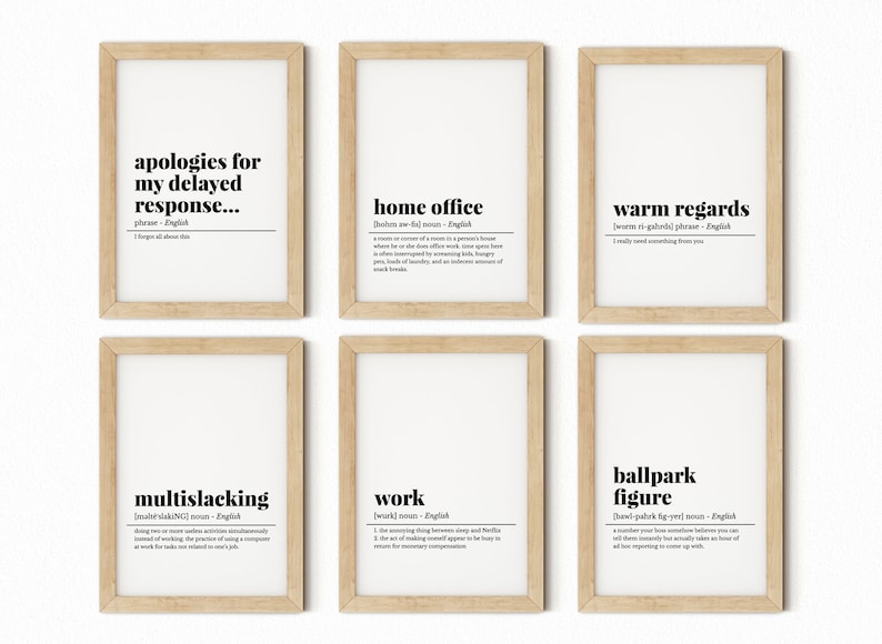 Office Wall Art Set 40 Printables Home Office Decor Work - Etsy