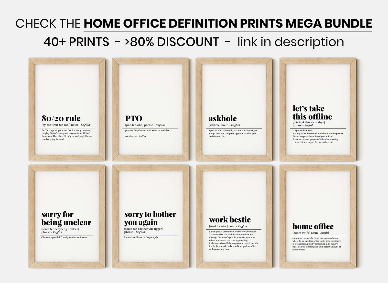 Funny Home Office Poster FYI Definition Print Home Office - Etsy