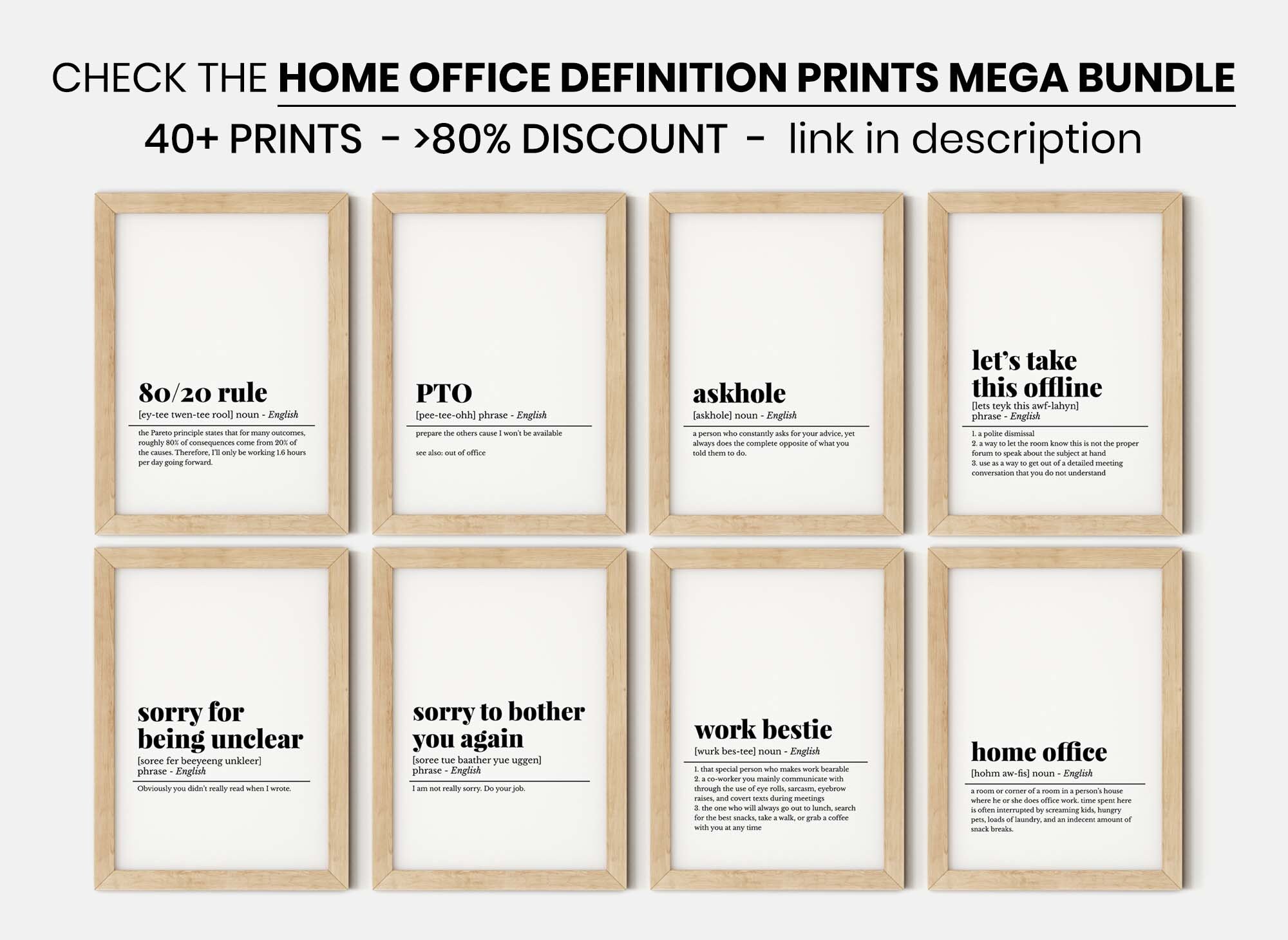 Funny Home Office Poster FYI Definition Print Home Office - Etsy