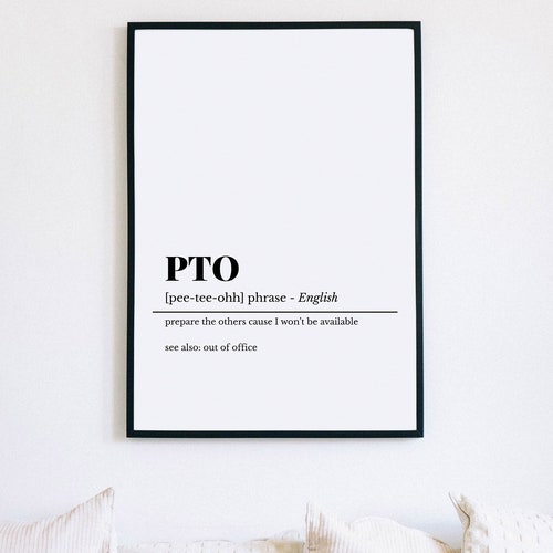 Cubicle Decor Office Wall Art Home Office Decor Pto - Etsy