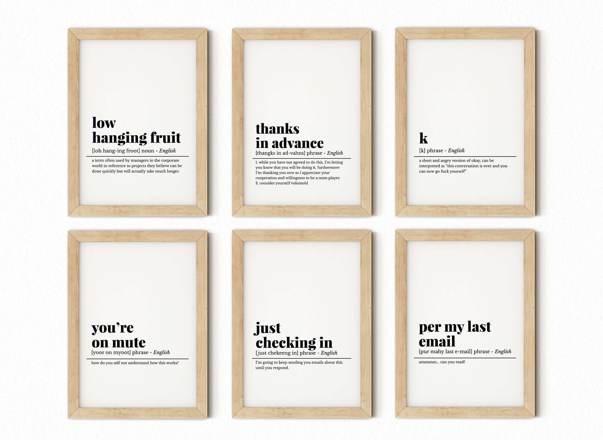 Office Wall Art Set 40 Printables Home Office Decor Work | Etsy