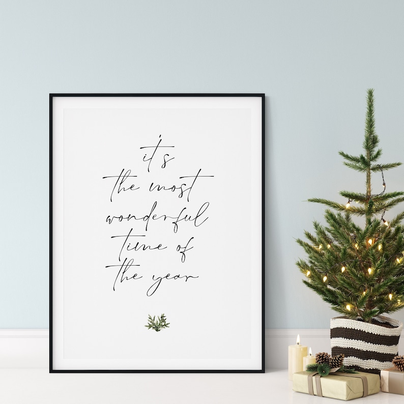 It's the Most Wonderful Time of the Year Sign Christmas - Etsy