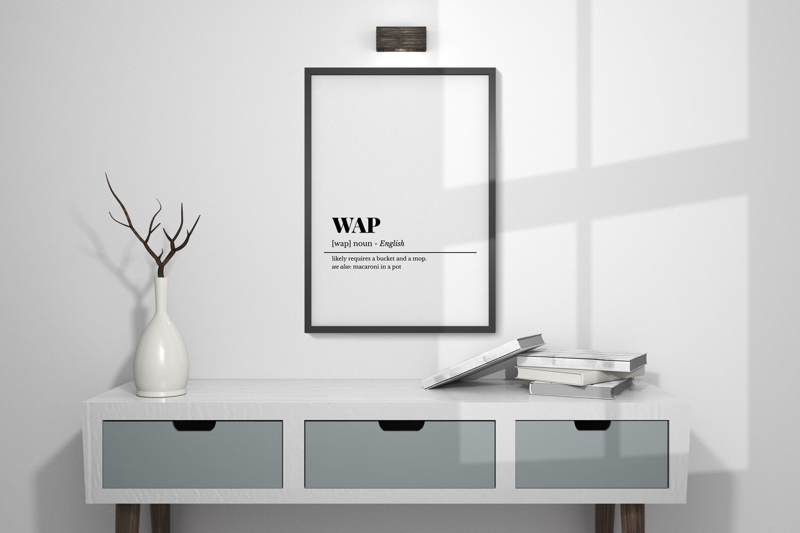 WAP Definition Print, Wap Art Print, Funny Home Decor, Wap Wall Art ...