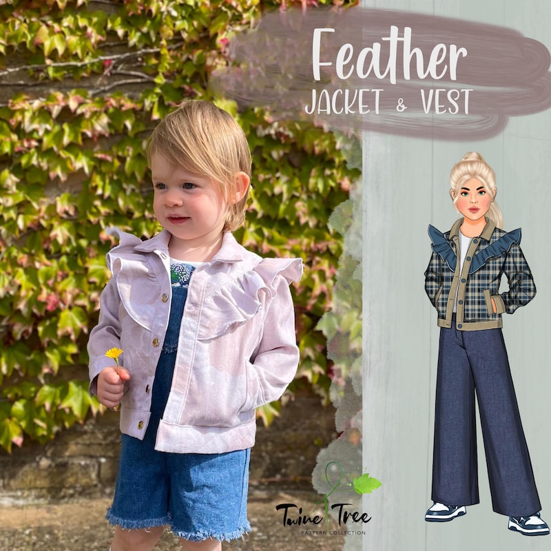 Girls Jacket Pattern - Etsy