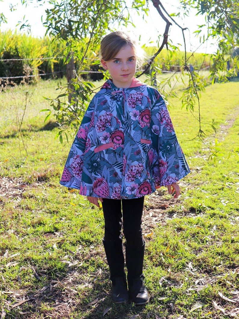 Clove Kids Size 1-14 Cape PDF Sewing Pattern - Etsy