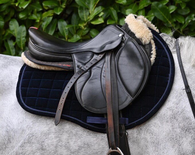 Navy Blue Velvet GP Saddle Pad Matchy Matchy | Pony / Cob / Full / X ...