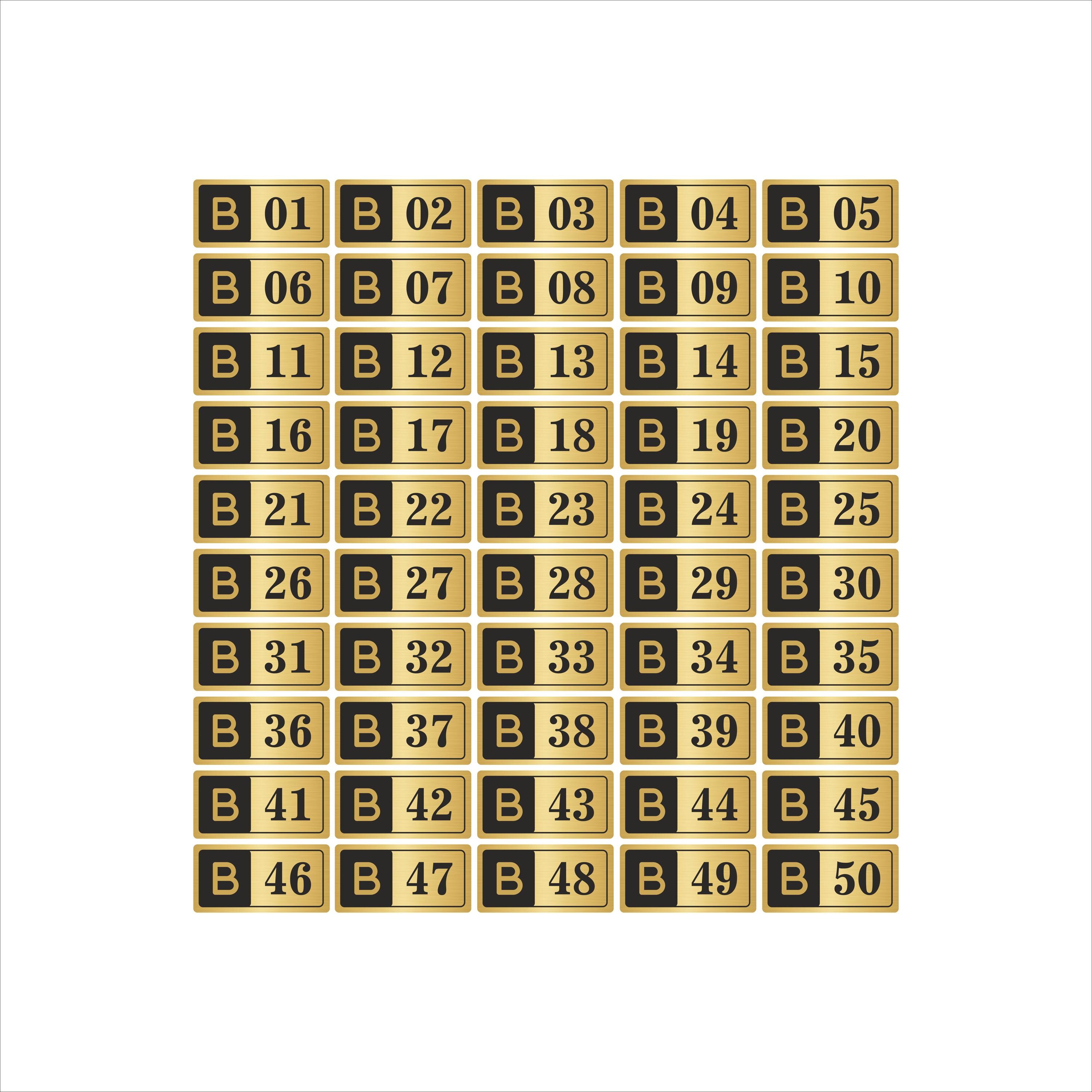 Custom Metal Door Number Sign: Gold & Silver Room Plate - Etsy