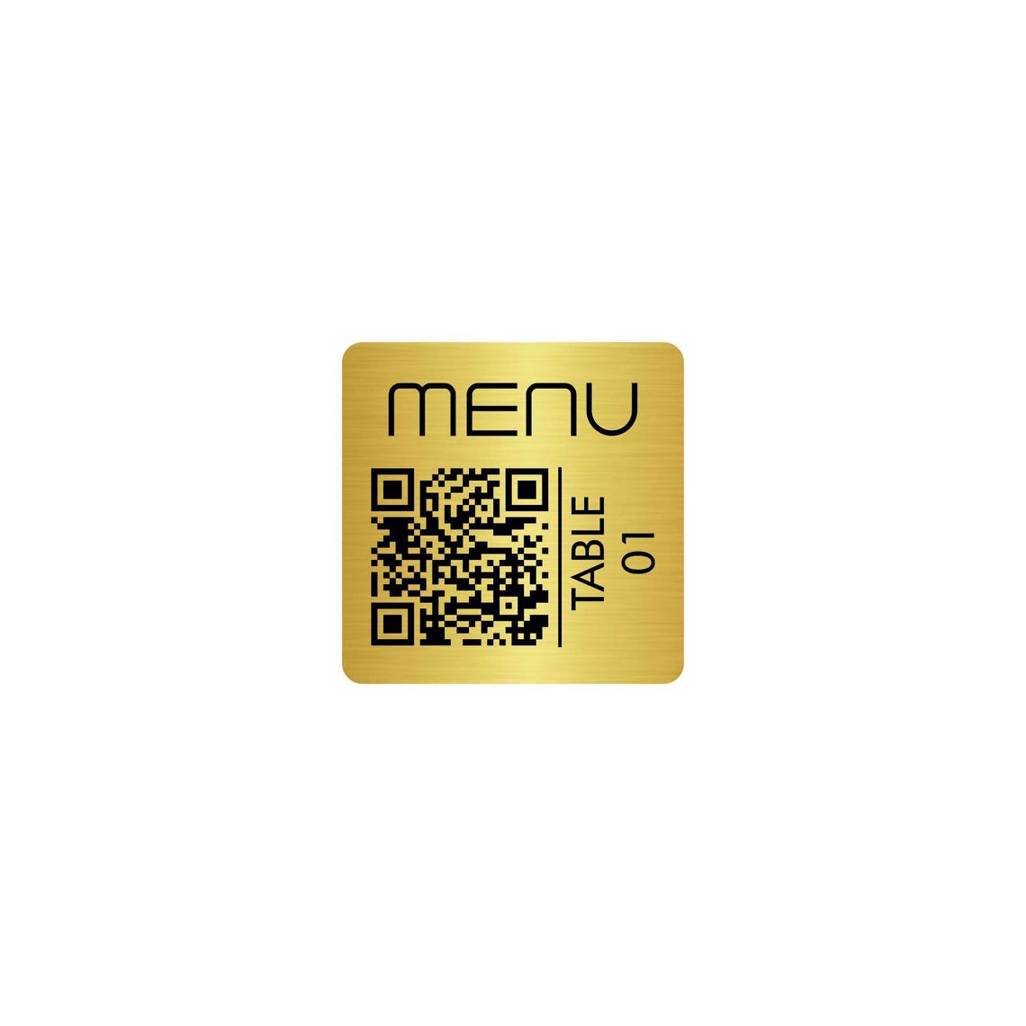 Scan to View Menu QR Code Sign - Customizable Digital Menu - Restaurant ...
