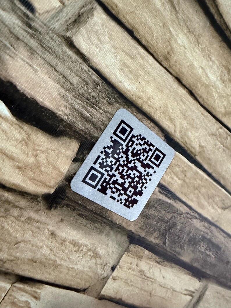 Customizable Aluminum QR Code Menu Sign for Restaurant - Etsy